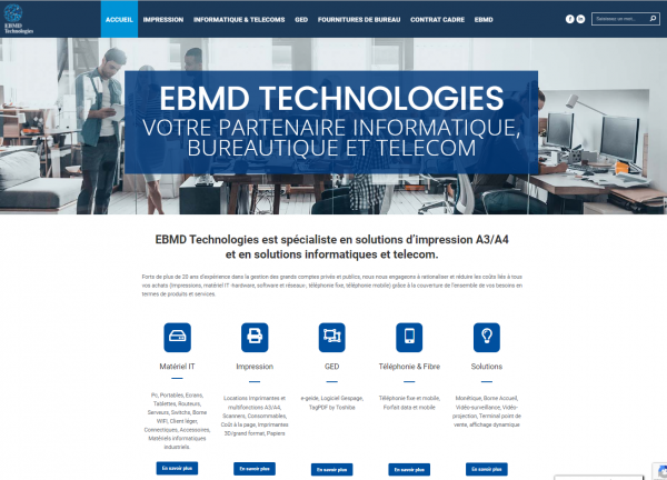 Bienvenue sur notre nouveau site EBMD - EBMD Technologies